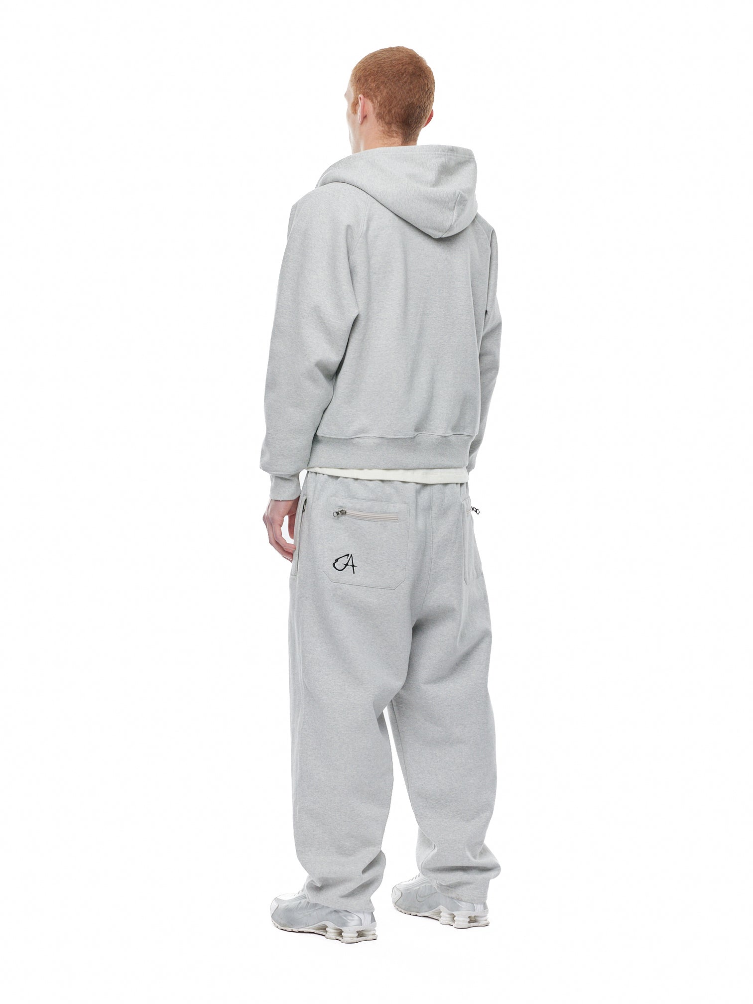 SIGNATURE GREY UNCUFFED JOGGER | Heavyweight Sweatpants – Garms Affiliated